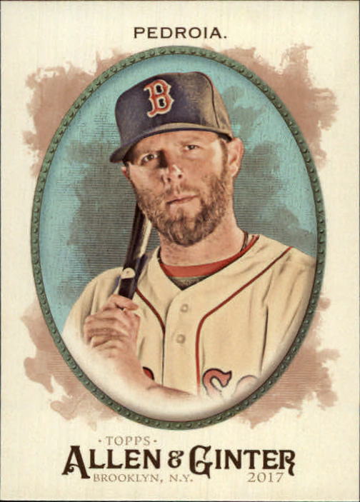 2017 Topps Allen and Ginter Hot Box Foil #72 Dustin Pedroia - NM-MT