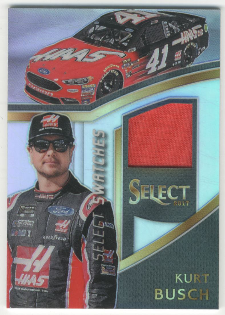 2017 Select Select Swatches #28 Kurt Busch - NM-MT
