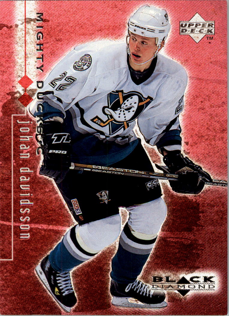 1998-99 Black Diamond Double Diamond #3 Johan Davidsson - /2000 - NM-MT