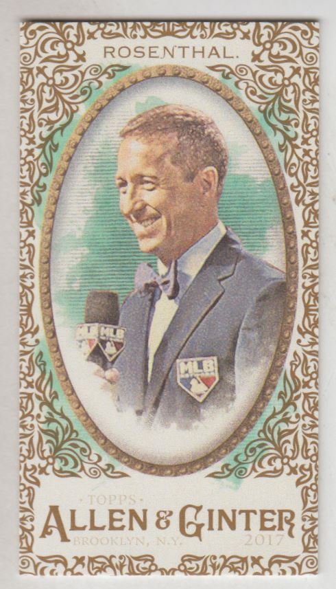 2017 Topps Allen and Ginter Mini Gold Border #89 Ken Rosenthal - NM-MT