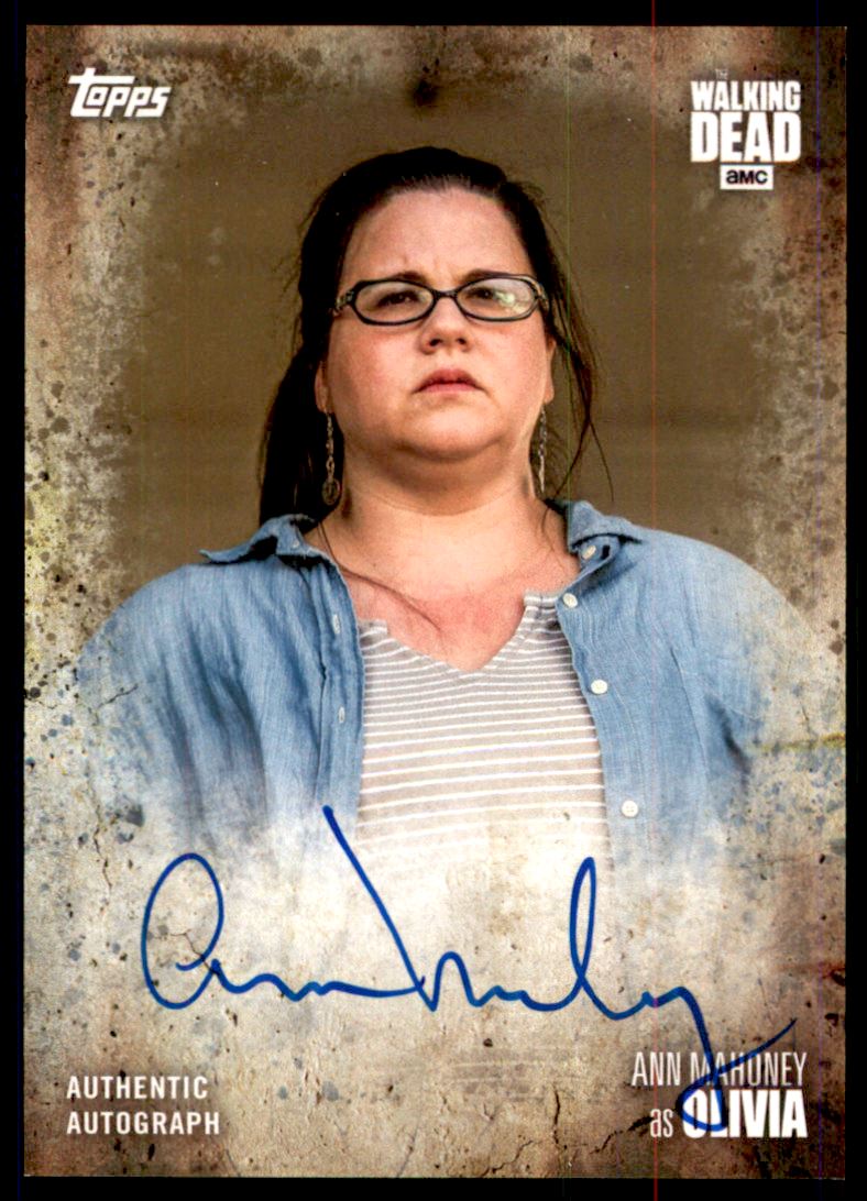 2017 Topps The Walking Dead Season 7 Autographs #AAMA Ann Mahoney as ...