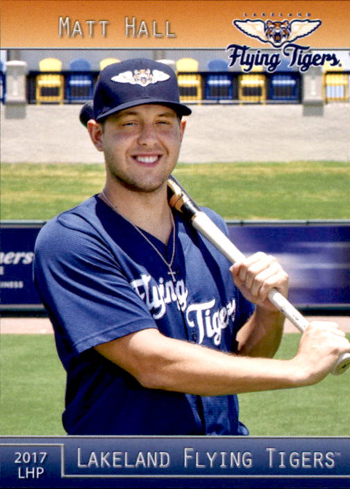 2017 Lakeland Flying Tigers Grandstand #13 Matt Hall - NM