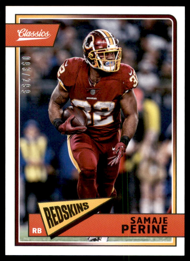 2018 Classics Red Back #100 Samaje Perine - NM-MT