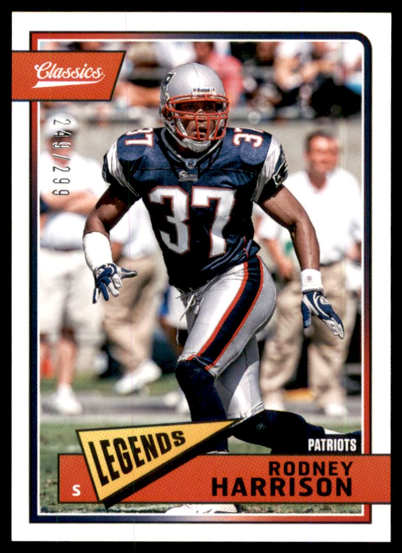 2018 Classics Red Back #181 Rodney Harrison - NM-MT