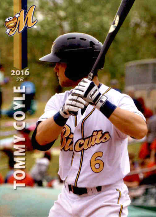 2016 Montgomery Biscuits Grandstand #6 Tommy Coyle - NM