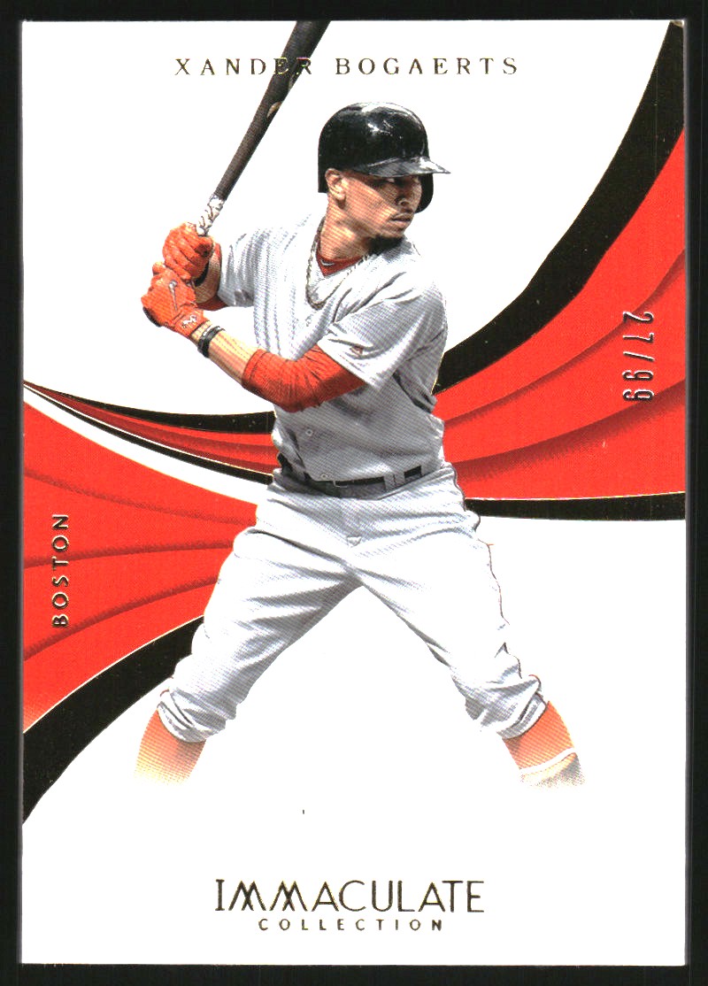 2018 Immaculate Collection #85 Xander Bogaerts - NM-MT