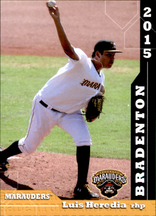2015 Bradenton Marauders Grandstand #10 Luis Heredia - NM