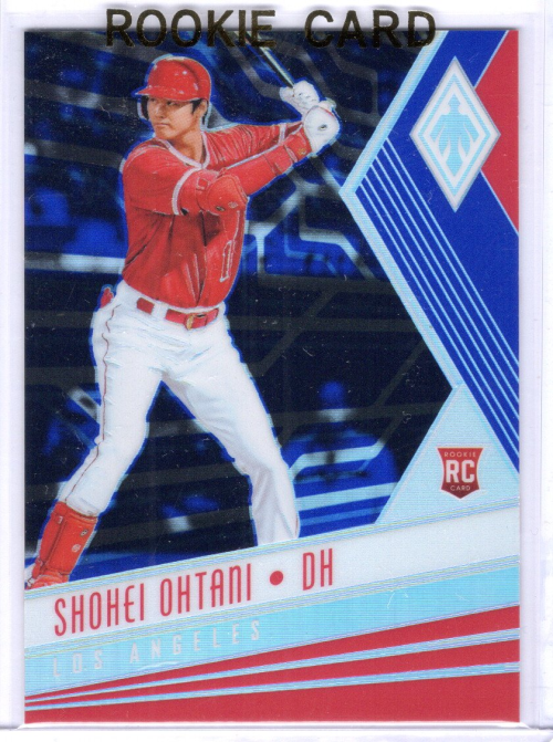 2018 Panini Phoenix Blue #20 Shohei Ohtani - - Refractor Style Parallel RC Serial #113/149 - NM ...