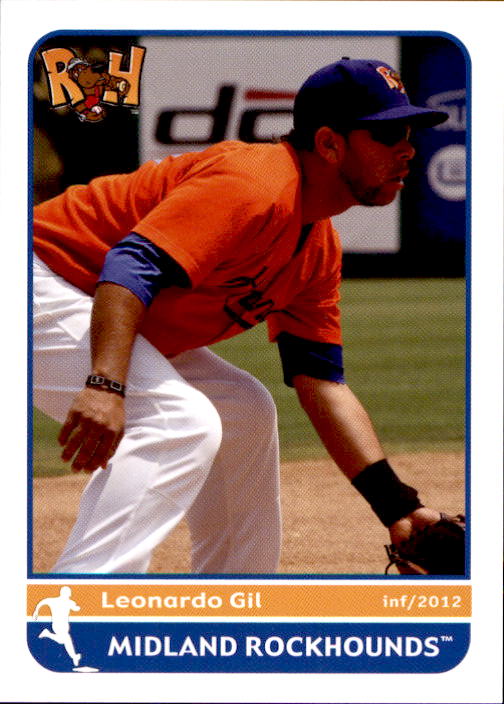 2012 Midland RockHounds Grandstand #11 Leonardo Gil - NM