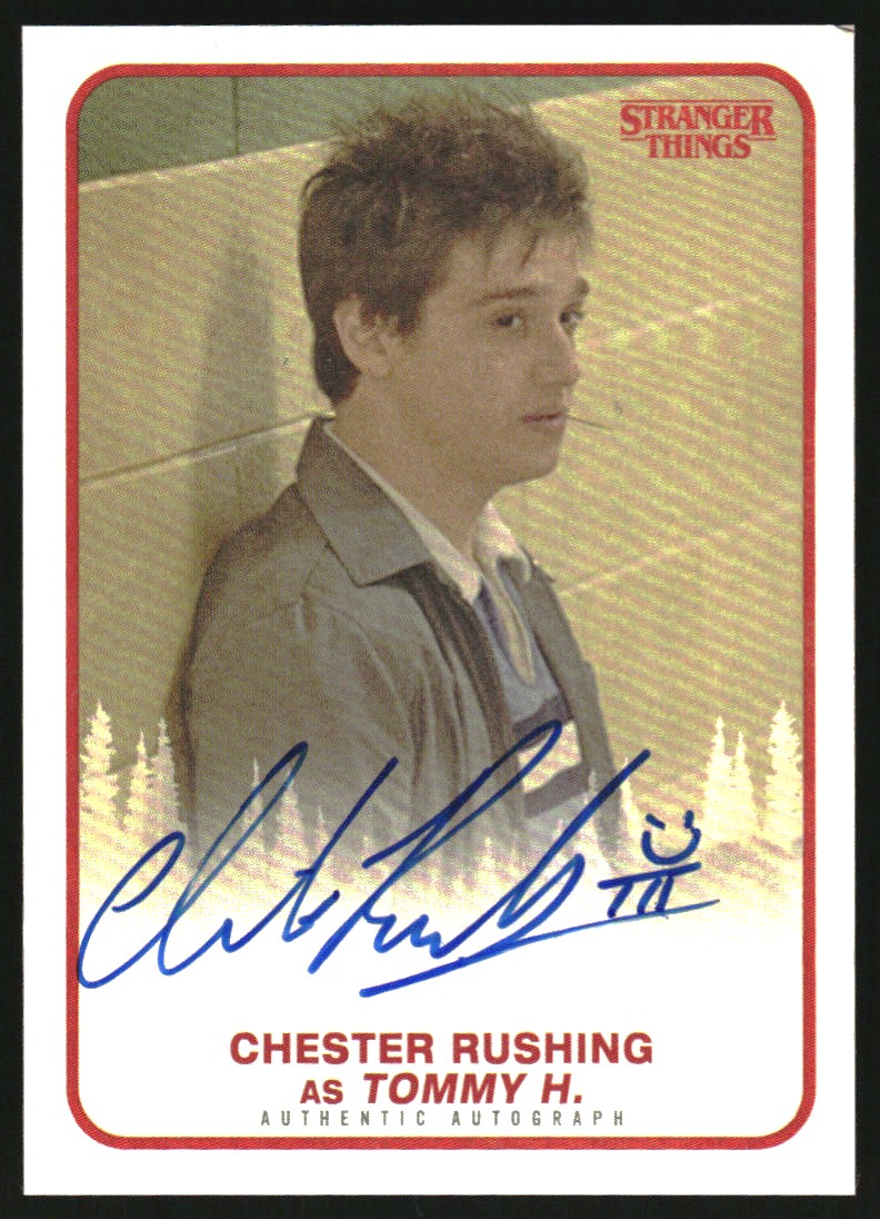 2018 Topps Stranger Things Season 1 Autographs #ACR Chester Rushing as ...