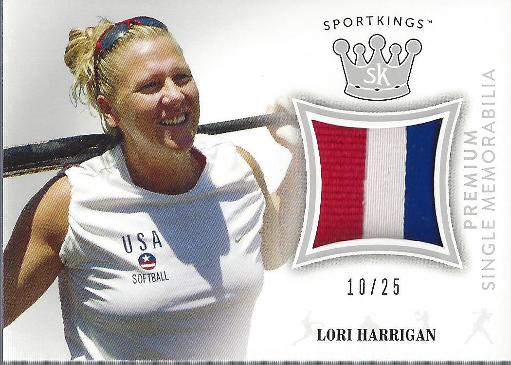 2018 Sportkings Premium Memorabilia Silver #SMPLH Lori Harrigan - NM-MT