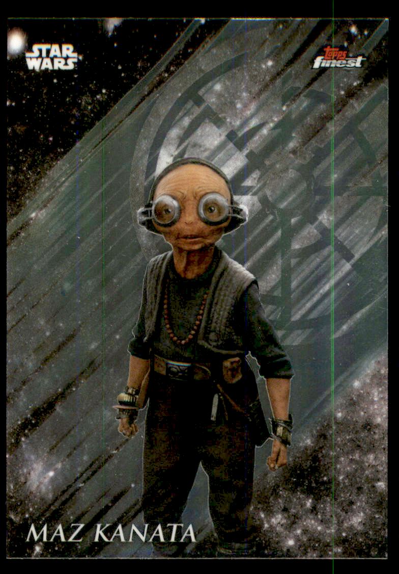 2018 Finest Star Wars #64 Maz Kanata - NM-MT - The Dugout Sportscards ...