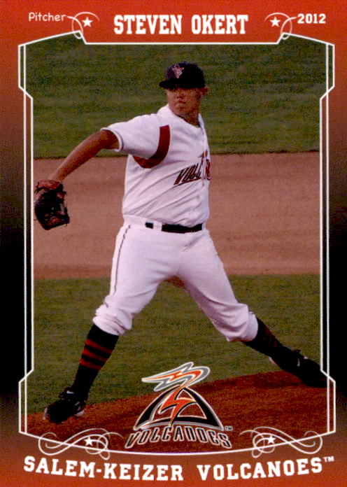 2018 Salem-Keizer Volcanoes 20 Years of Success #91 Steven Okert - NM