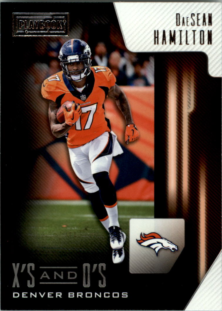 2018 Panini Playbook X's and O's #33 DaeSean Hamilton - NM-MT