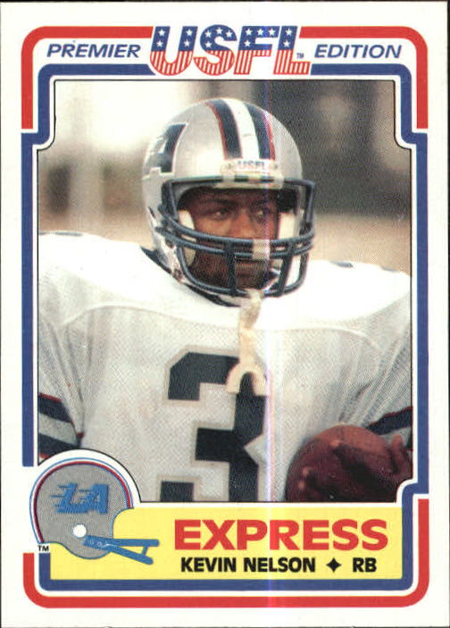 1984 Topps USFL #48 Kevin Nelson EXPRESS R10048 - NM-MT