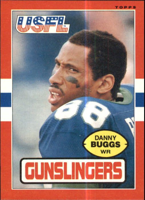 1985 Topps USFL #114 Danny Buggs GUNSLINGERS R10246 - NM-MT