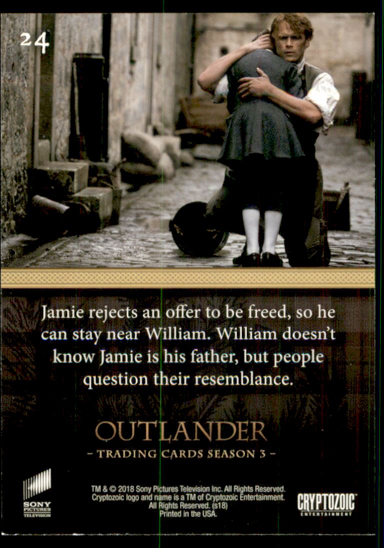 2019 Cryptozoic Outlander Season 3 Fraser Crest Gold #24 A Father in ...