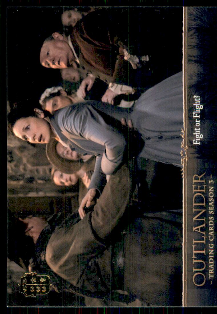 2019 Cryptozoic Outlander Season 3 Fraser Crest Gold #42 Fight or ...
