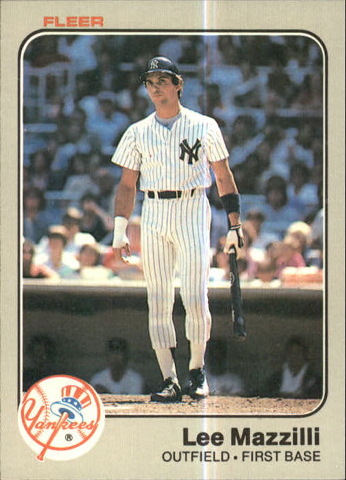 1983 Fleer #387 Lee Mazzilli YANKEES R10858* - NM-MT