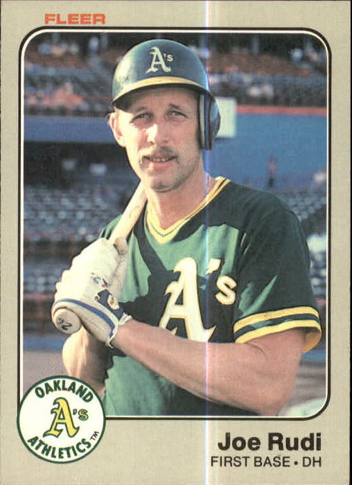 1983 Fleer #532 Joe Rudi A'S R10987* - NM-MT