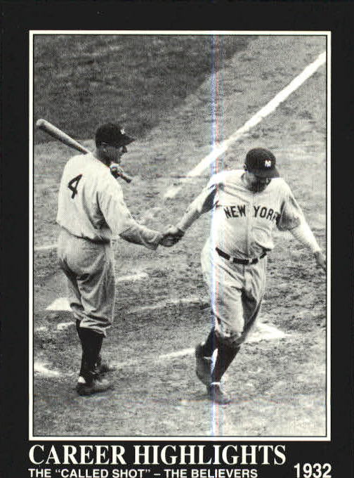 1992 Megacards Babe Ruth #86 Babe Ruth CAREER HIGHLIGHTS R11342* - NM-MT