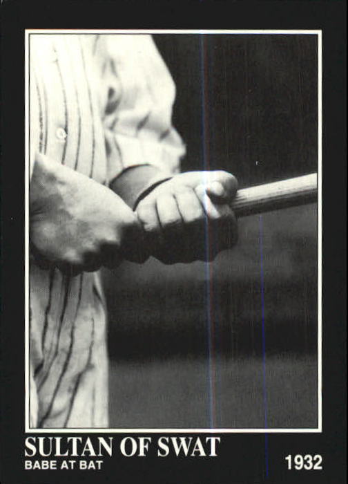 1992 Megacards Babe Ruth #114 Babe Ruth SULTAN OF SWAT R11410* - NM-MT