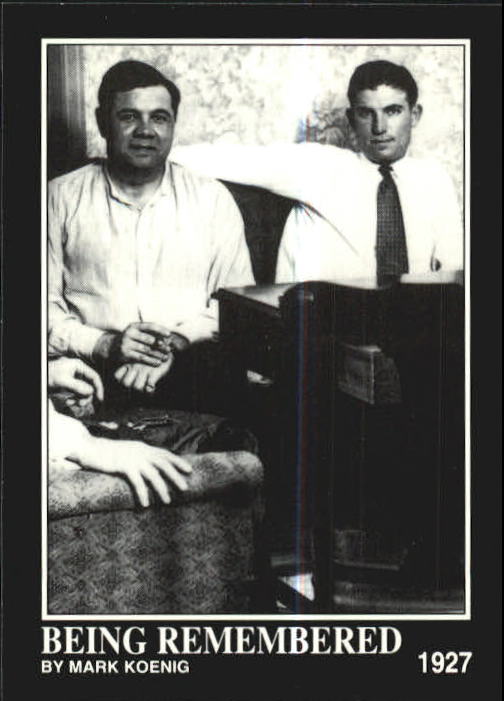 1992 Megacards Babe Ruth #154 Babe Ruth BEING REMEMBERED R11503* - NM-MT