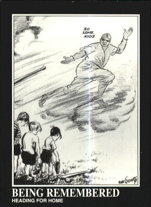 1992 Megacards Babe Ruth #162 Babe Ruth BEING REMEMBERED R11518* - NM-MT