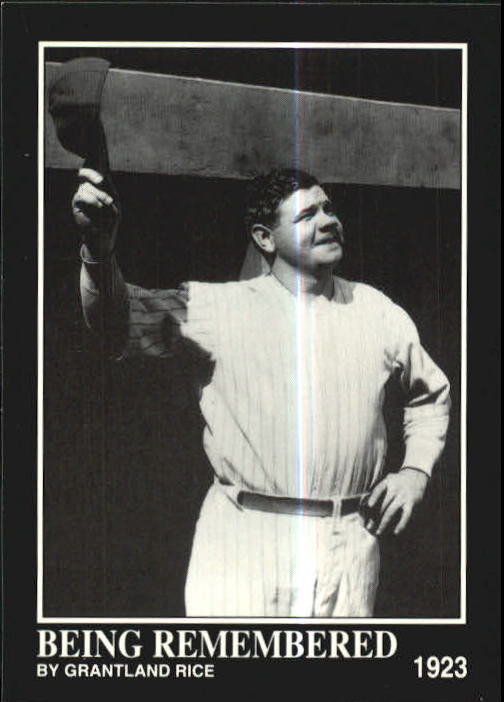 1992 Megacards Babe Ruth #163 Babe Ruth BEING REMEMBERED R11520* - NM-MT