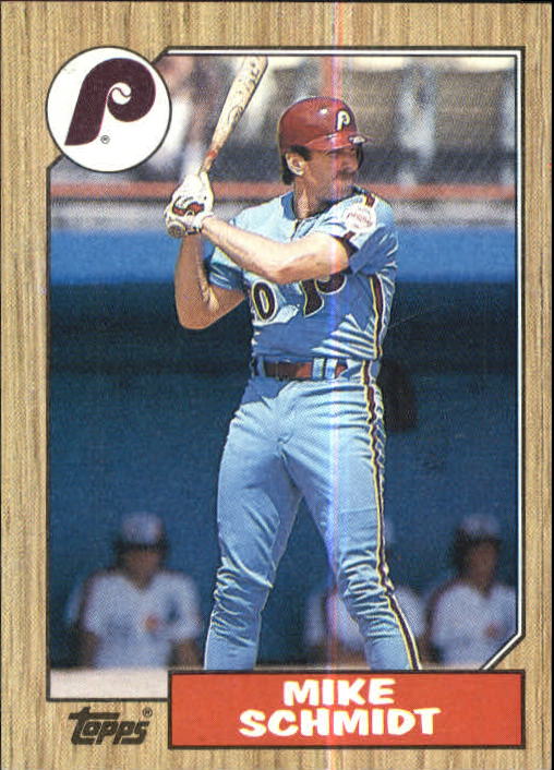 1987 Topps #430 Mike Schmidt PHILLIES R12304* - NM-MT
