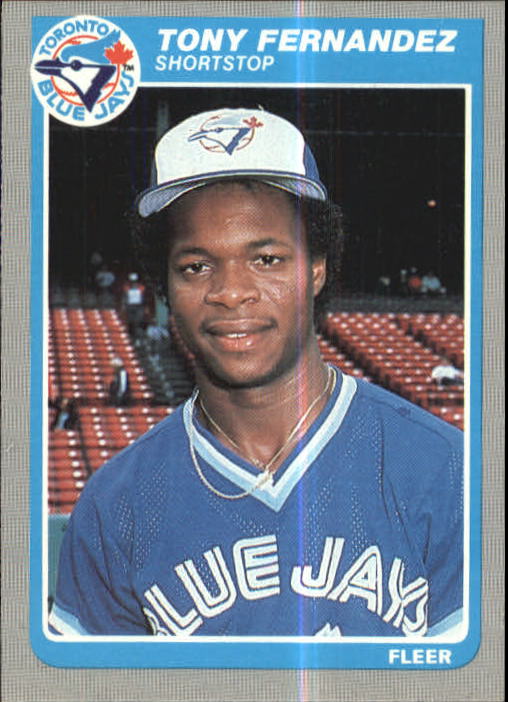 1985 Fleer #103 Tony Fernandez BLUE JAYS R12668* - NM-MT