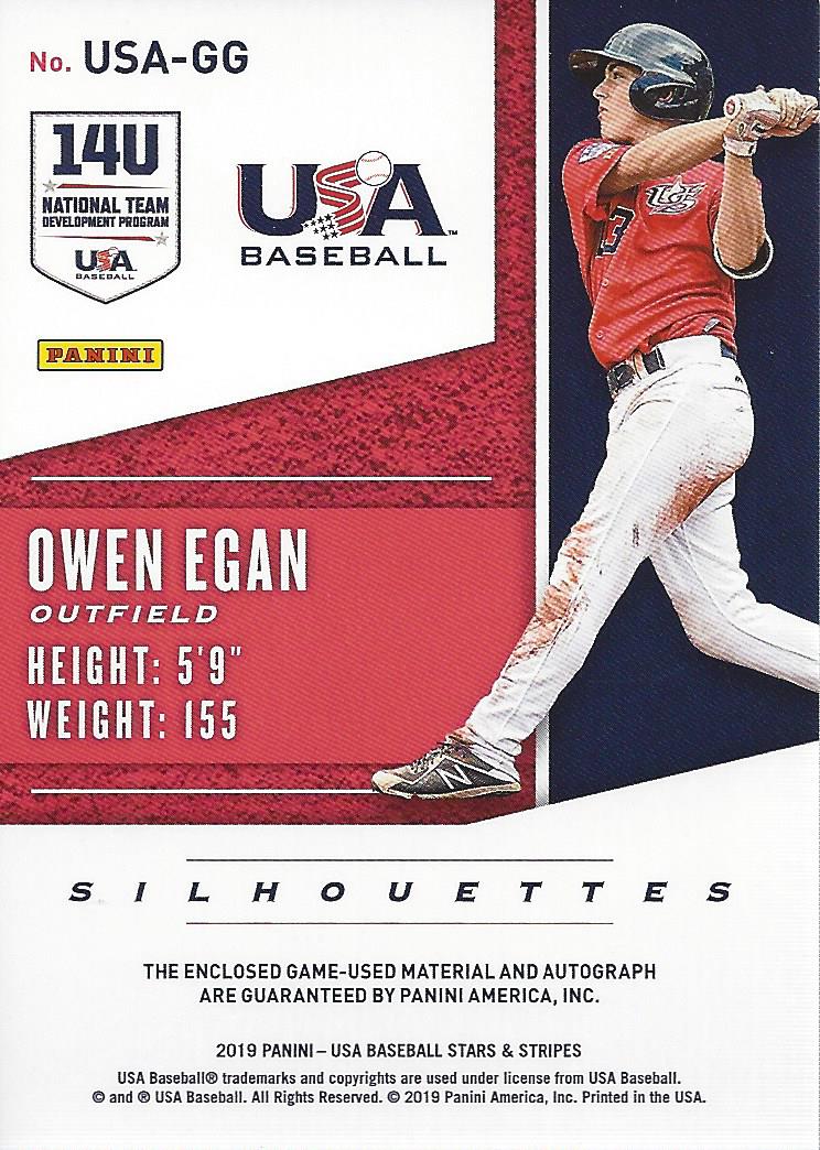 2019 USA Baseball Stars and Stripes Silhouettes Signatures Jerseys ...