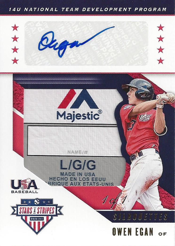 2019 USA Baseball Stars and Stripes Silhouettes Signatures Jerseys ...