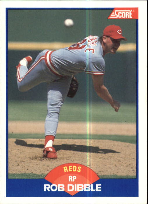 1989 Score Baseball Card 618 Rob Dibble Reds R17061 Ebay