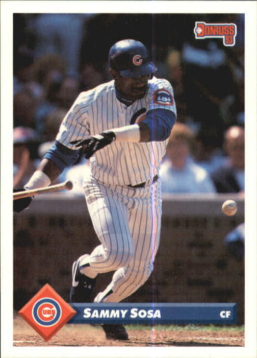 1993 Donruss #186 Sammy Sosa CUBS R18112 - NM-MT