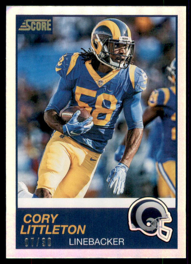 2019 Score 30th Anniversary #300 Cory Littleton - NM-MT
