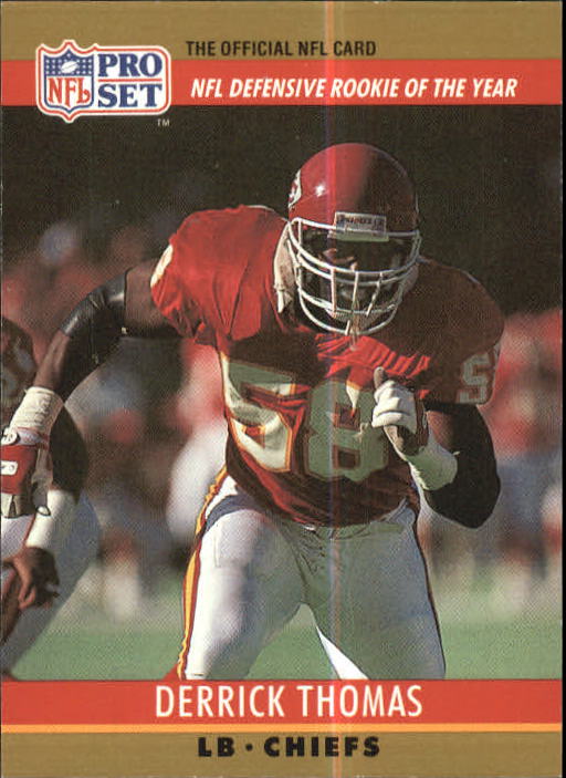 1990 Pro Set #6 Derrick Thomas CHIEFS R19798 - NM-MT