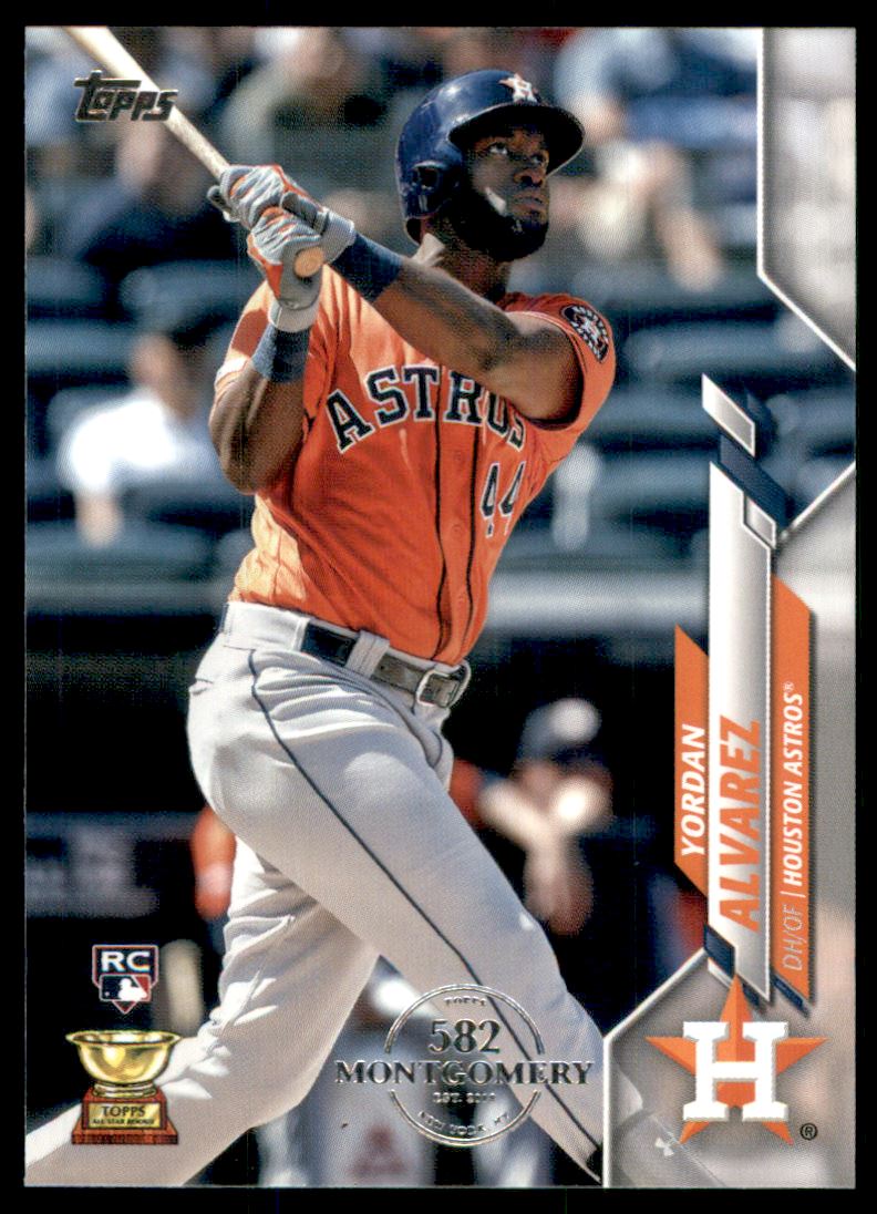 2020 Topps Factory Set 582 Montgomery Club #276 Yordan Alvarez - NM-MT