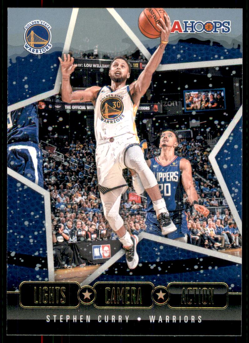 2020-21 Hoops Lights Camera Action Winter #26 Stephen Curry - NM-MT