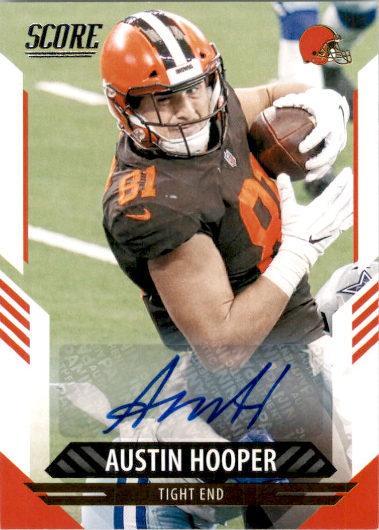2021 Score Signatures #110 Austin Hooper - NM-MT