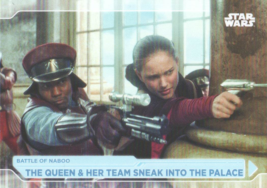 2021 Topps Star Wars Battle Plans #2 The Queen & Her Team Sneak Into ...