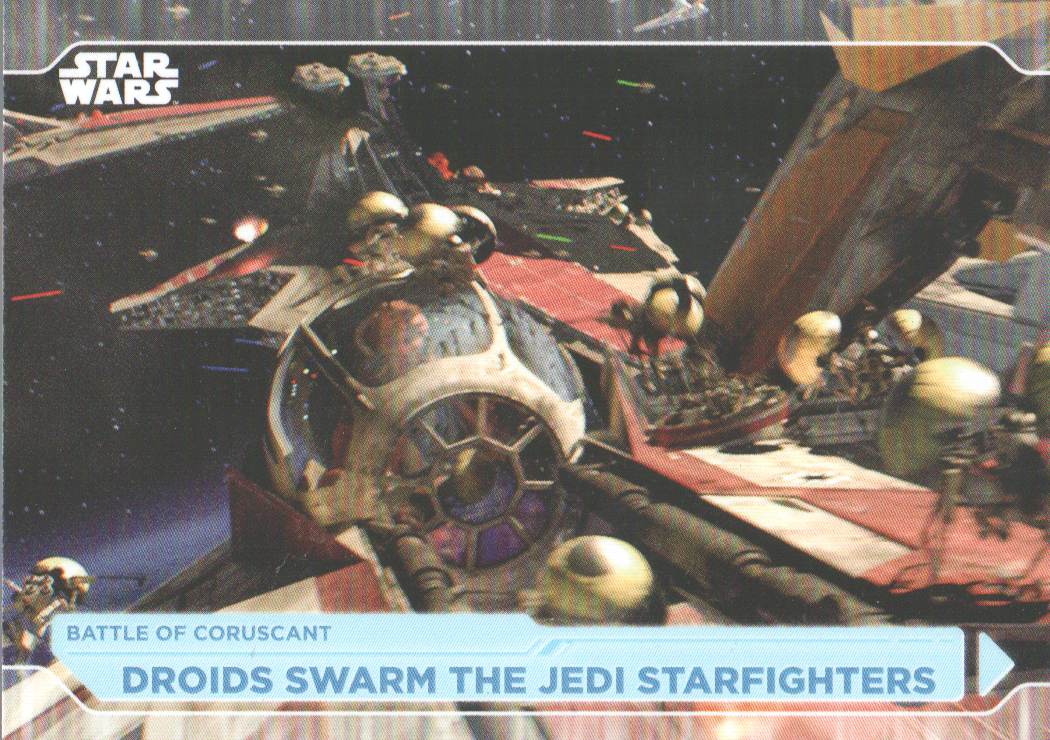 2021 Topps Star Wars Battle Plans #22 Droids Swarm The Jedi ...