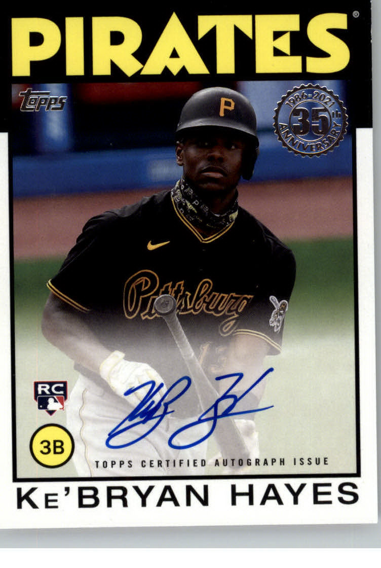 2021 Topps '86 Topps Autographs #86BKH Ke'Bryan Hayes S2 - NM-MT
