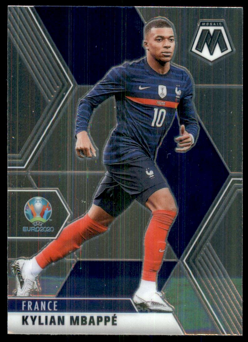 2020-21 Panini Mosaic UEFA Euro #112 Kylian Mbappe - NM-MT