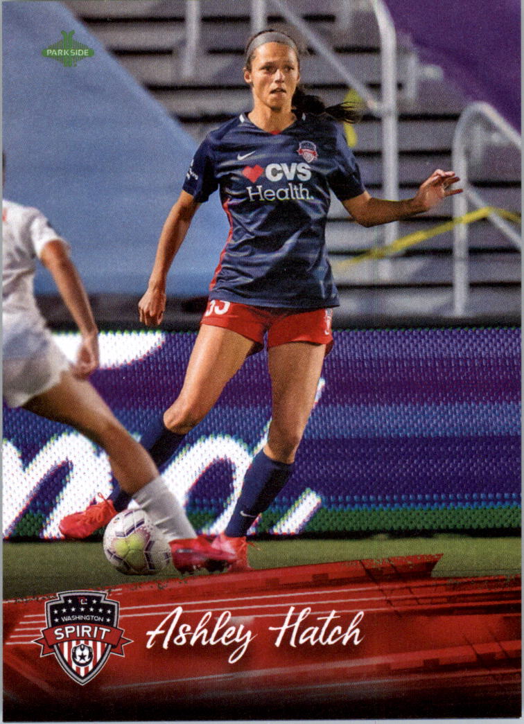 2021 Parkside NWSL Premier Edition #82 Ashley Hatch - NM-MT