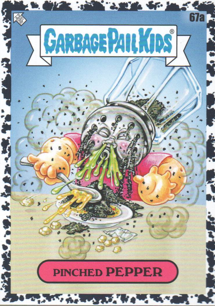 2021 Topps Garbage Pail Kids Food Fight Pepper Black #67a Pinched ...