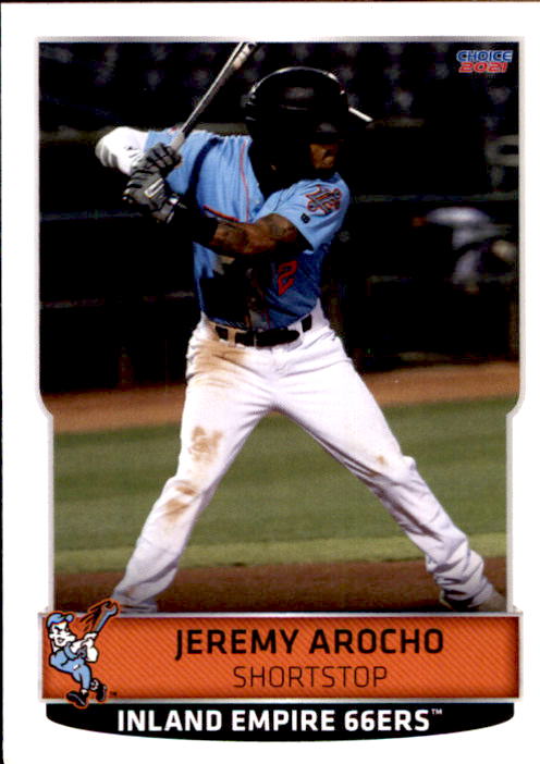 2021 Inland Empire 66ers Choice #2 Jeremy Arocho - NM