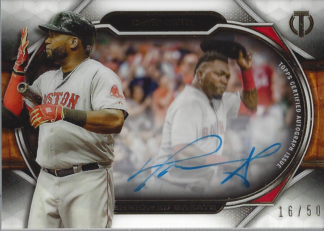 2021 Topps Tribute Engraved Greats Autographs #EGADO David Ortiz - /50 ...
