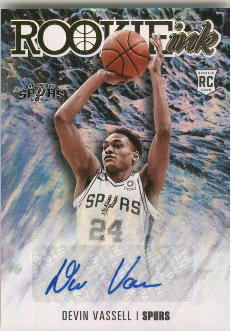 2020-21 Hoops Rookie Ink #40 Devin Vassell - NM-MT
