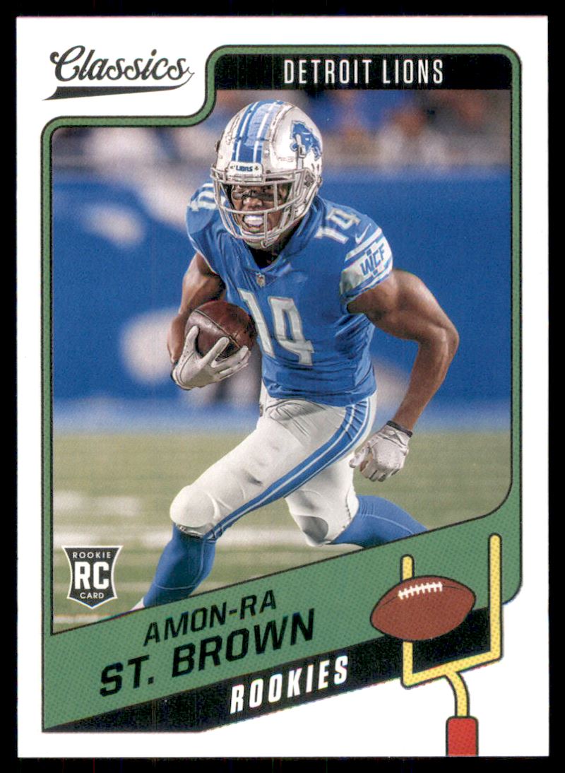 2021 Classics #178 Amon-Ra St. Brown RC - NM-MT - Burbank Sportscards ...